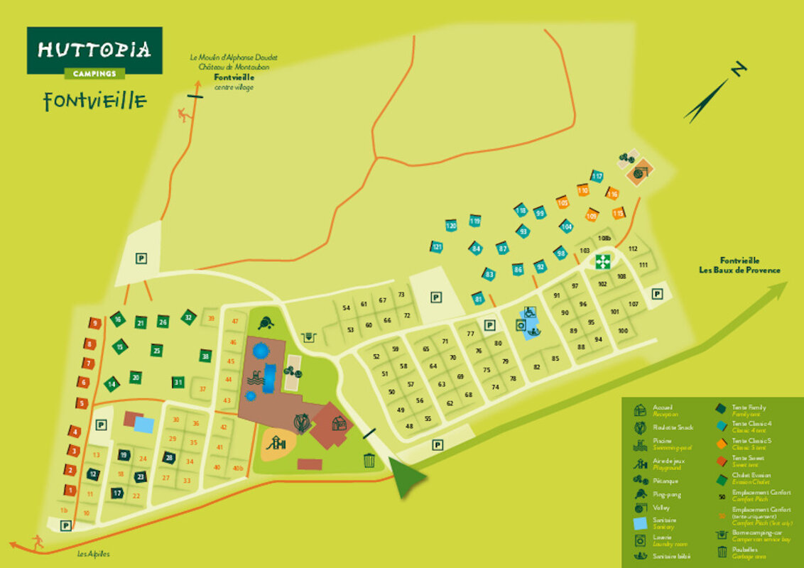 Camping Huttopia Fontvieille | Alan Rogers