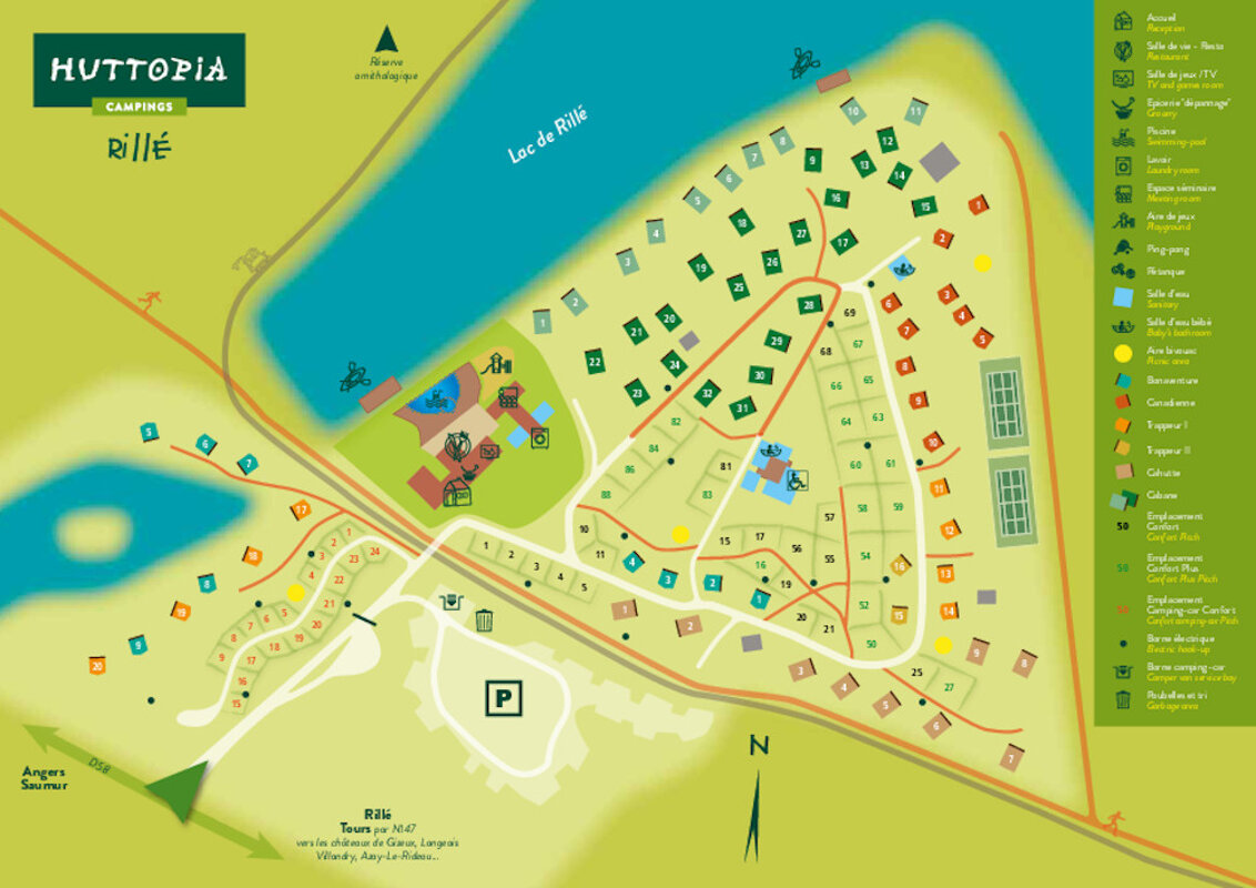 Village Huttopia Lac de Rillé | Alan Rogers